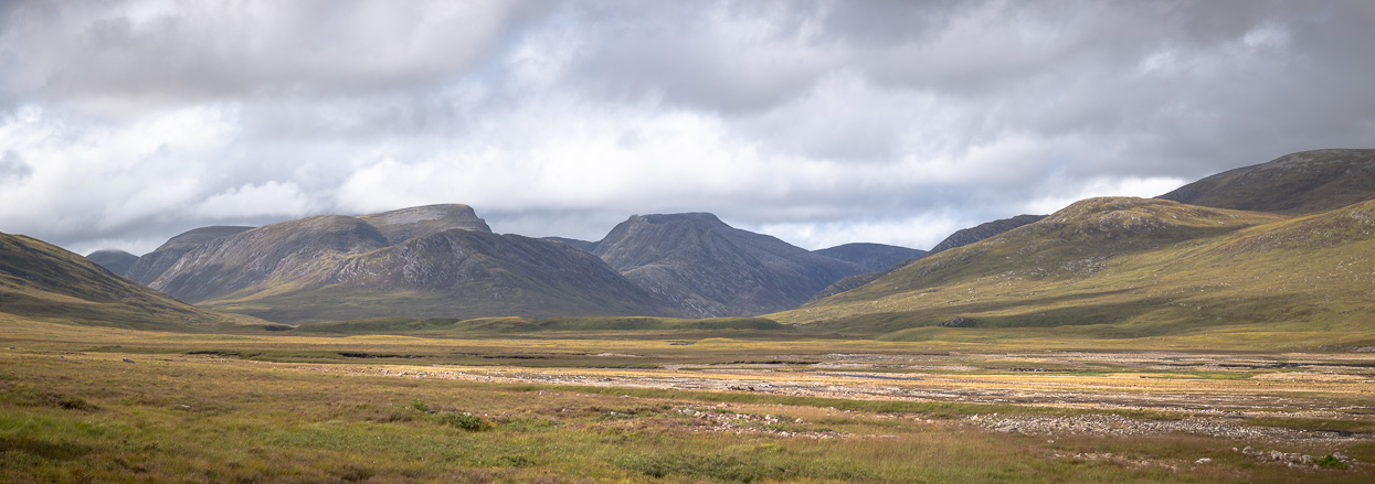 Scottish Mountains: A Panoramic View by David Anderson